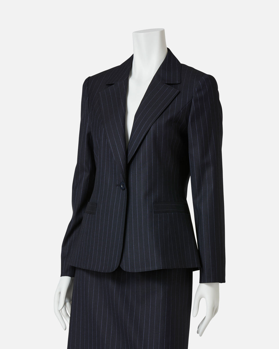 jun ashida - ピンストライプテーラードジャケット | ONLINE STORE
